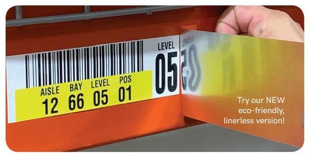 Warehouse Beam Renew Labels – All Barcode Systems
