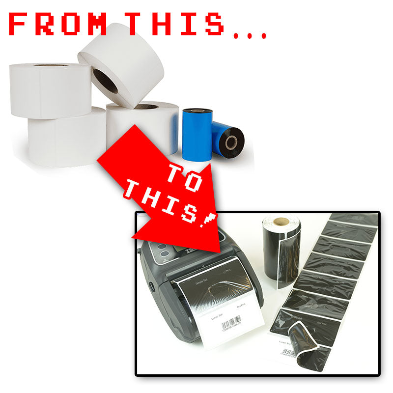 Self-Contained Thermal Transfer Labels – All Barcode Systems