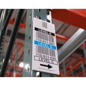 Warehouse Vertical Rack Bin Labels – All Barcode Systems